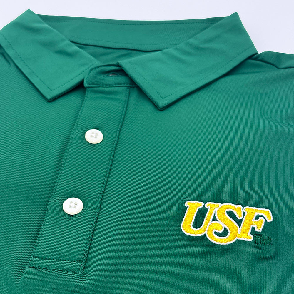 South Florida Vintage USF Logo Performance Polo – Section 103